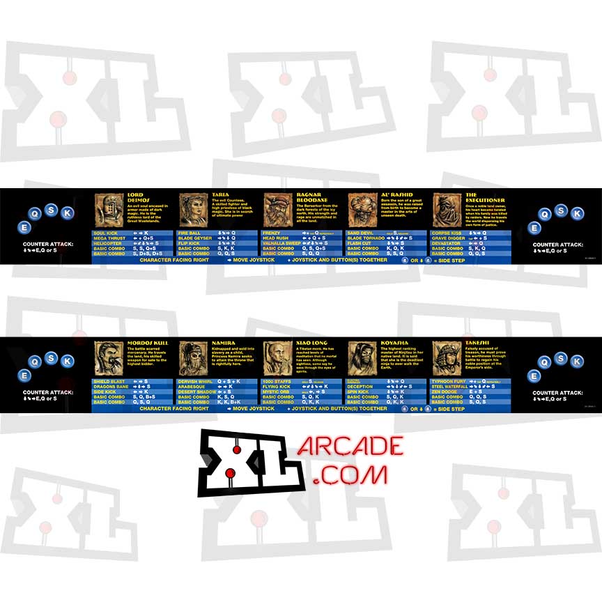 Mace Instruction Cards