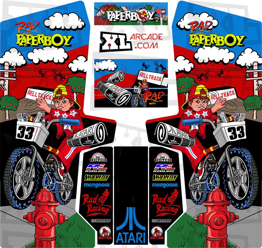 Paperboy RAD Complete Art Kit