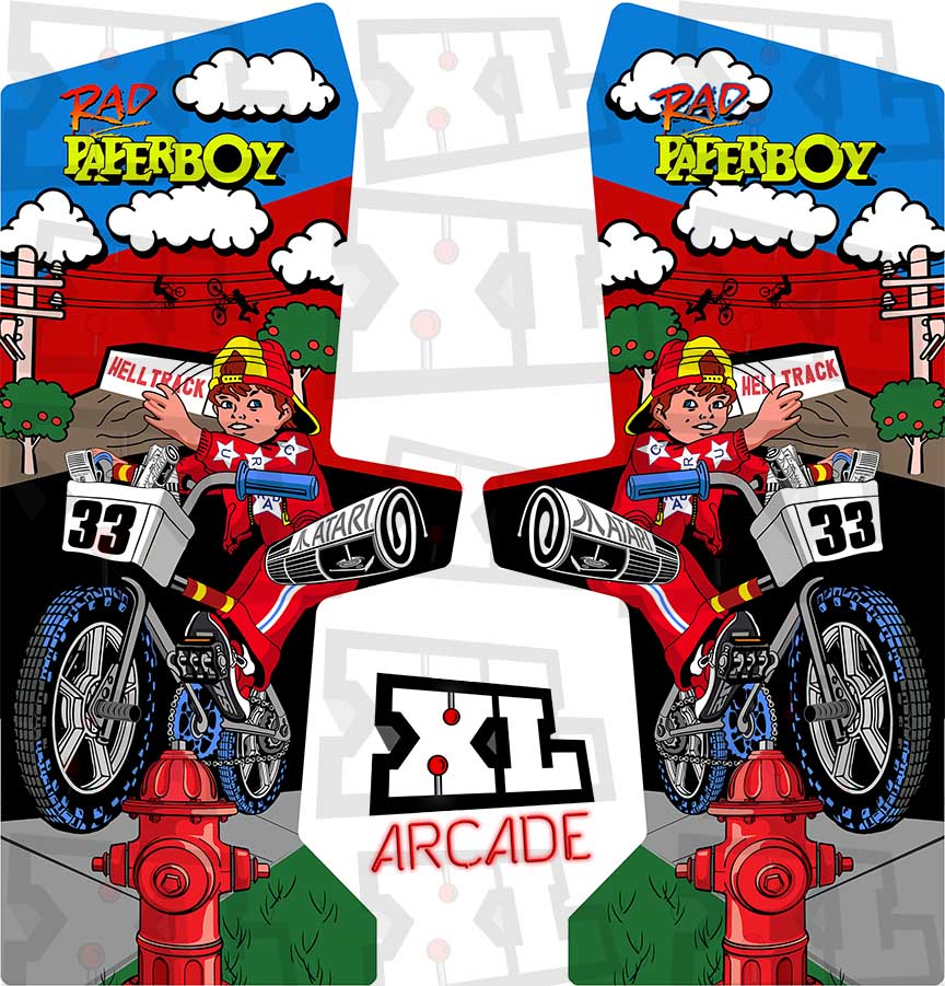 Paperboy RAD Side Art