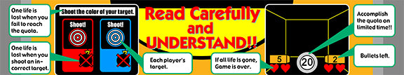 Point Blank Instruction Card