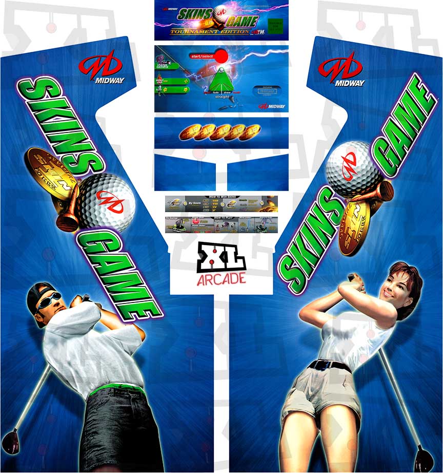 Skins Game Tournament Edition Complete Art Kit