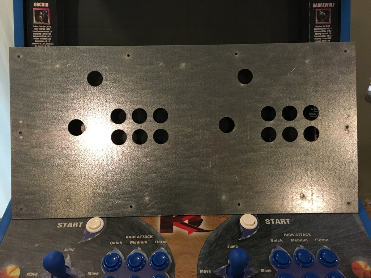 Killer Instinct 1&2 Metal Control Panel