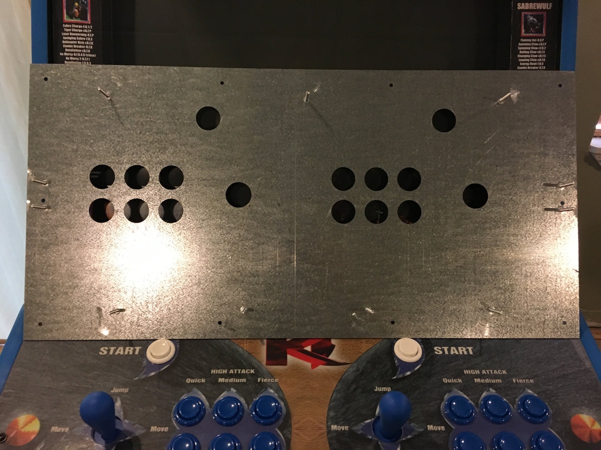 Killer Instinct 1&2 Metal Control Panel