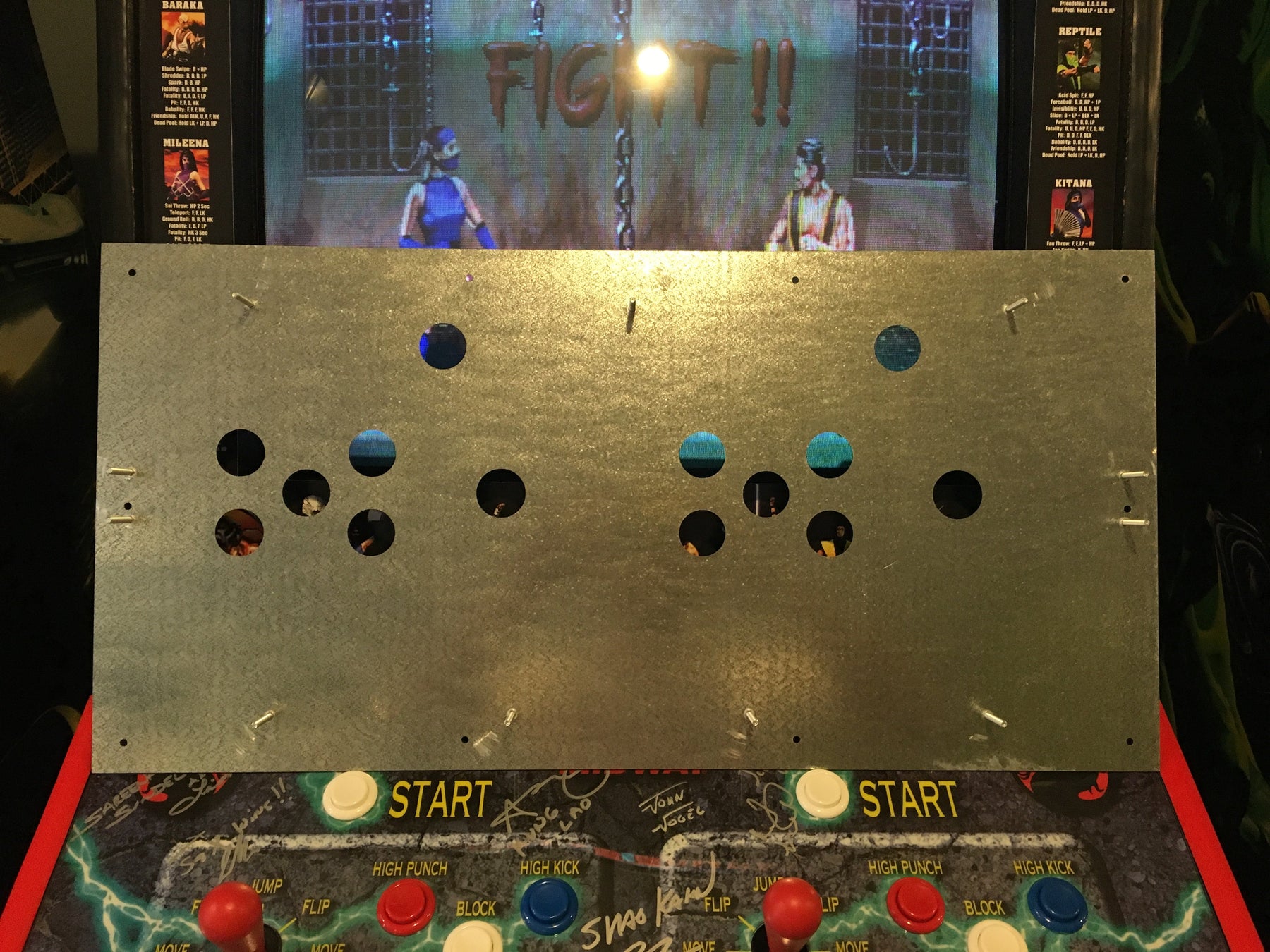 Wrestlemania Metal Control Panel