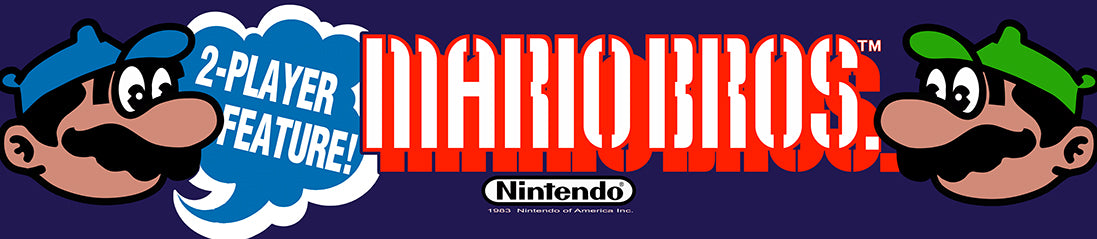 Mario Bros Wide Body Marquee w/ Bubble