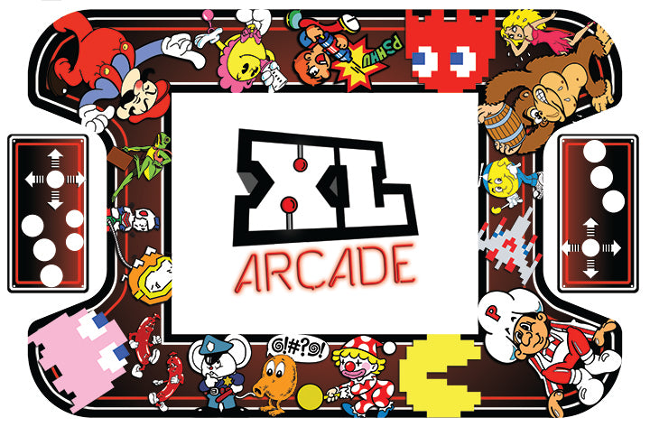 Multicade Cocktail Table Alternate Complete Artwork Kit