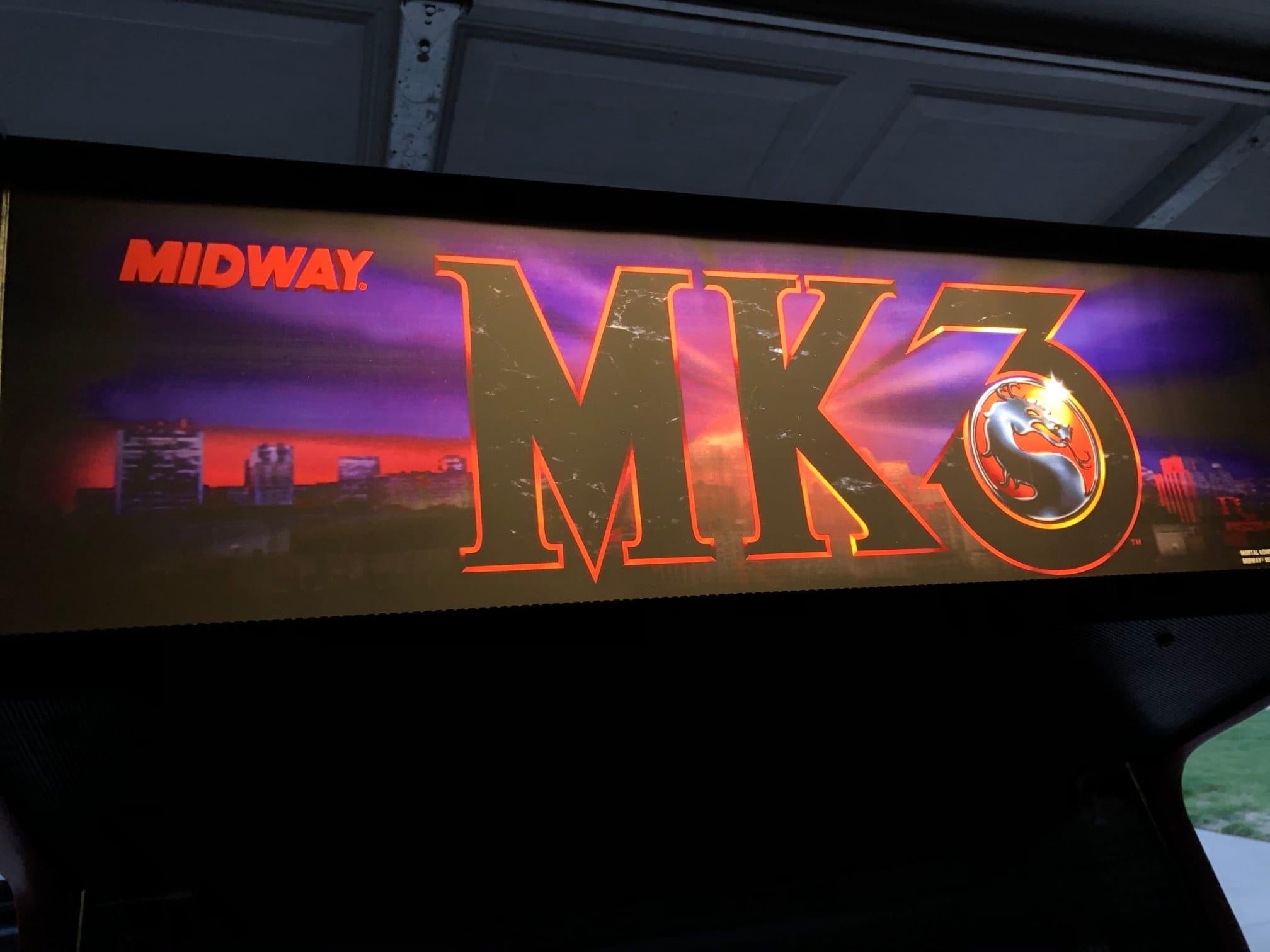 Mortal Kombat 3 Marquee