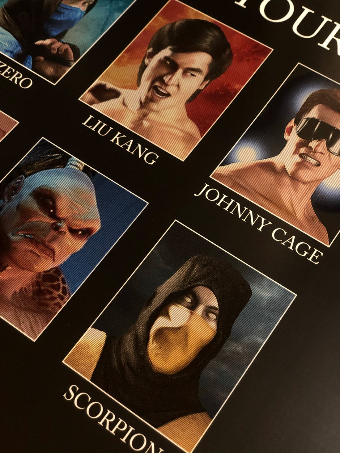 Mortal Kombat Video Game Magazine Ad Poster