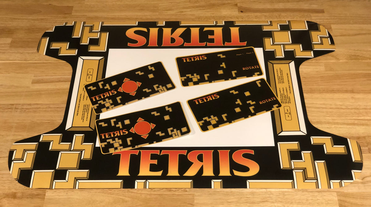 Tetris Cocktail Table Complete Artwork Kit